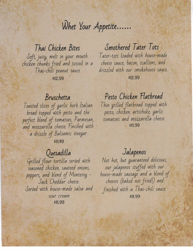 T Bar — Hoagies Pizza and Pasta