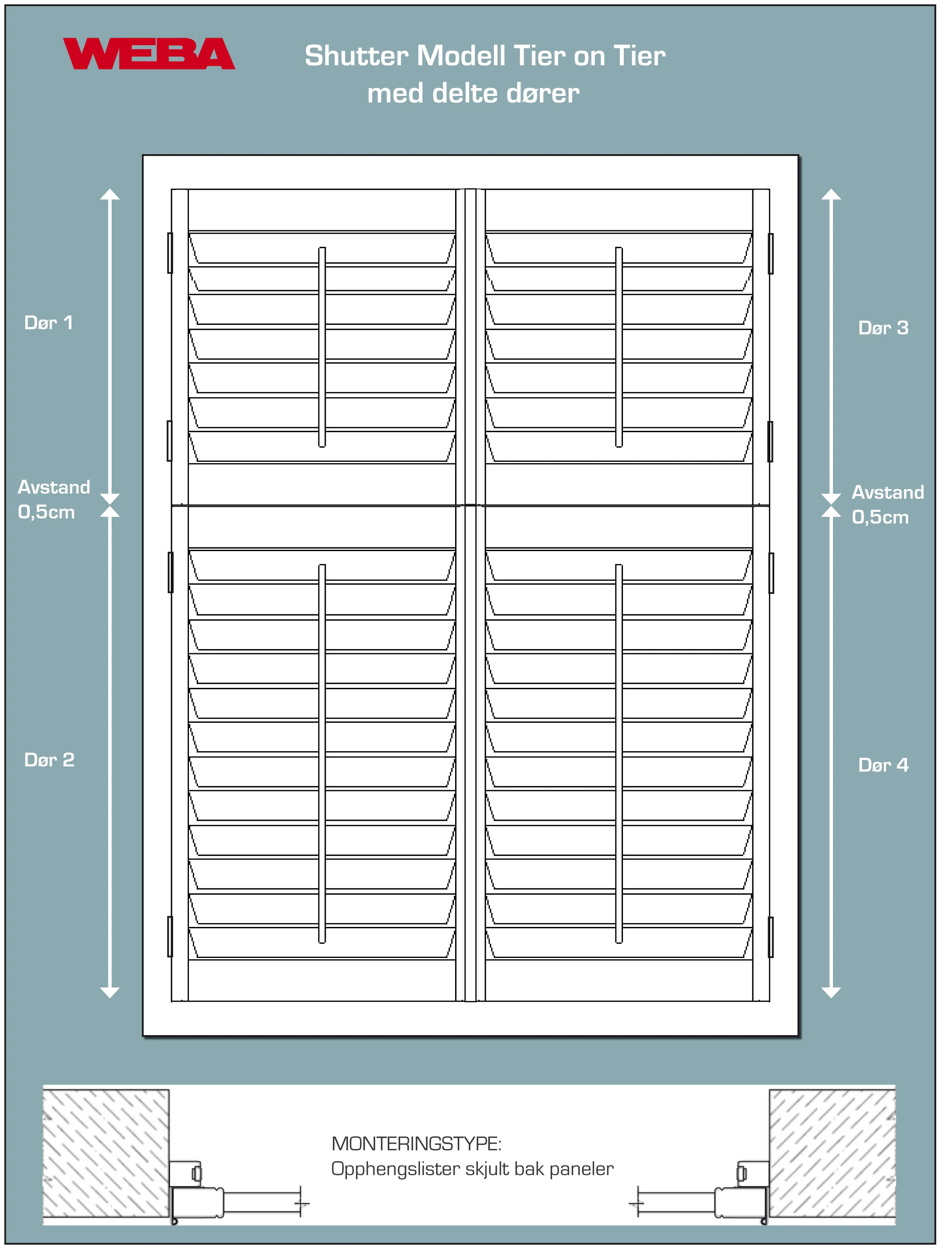 Shutters - Skodder — WEBA