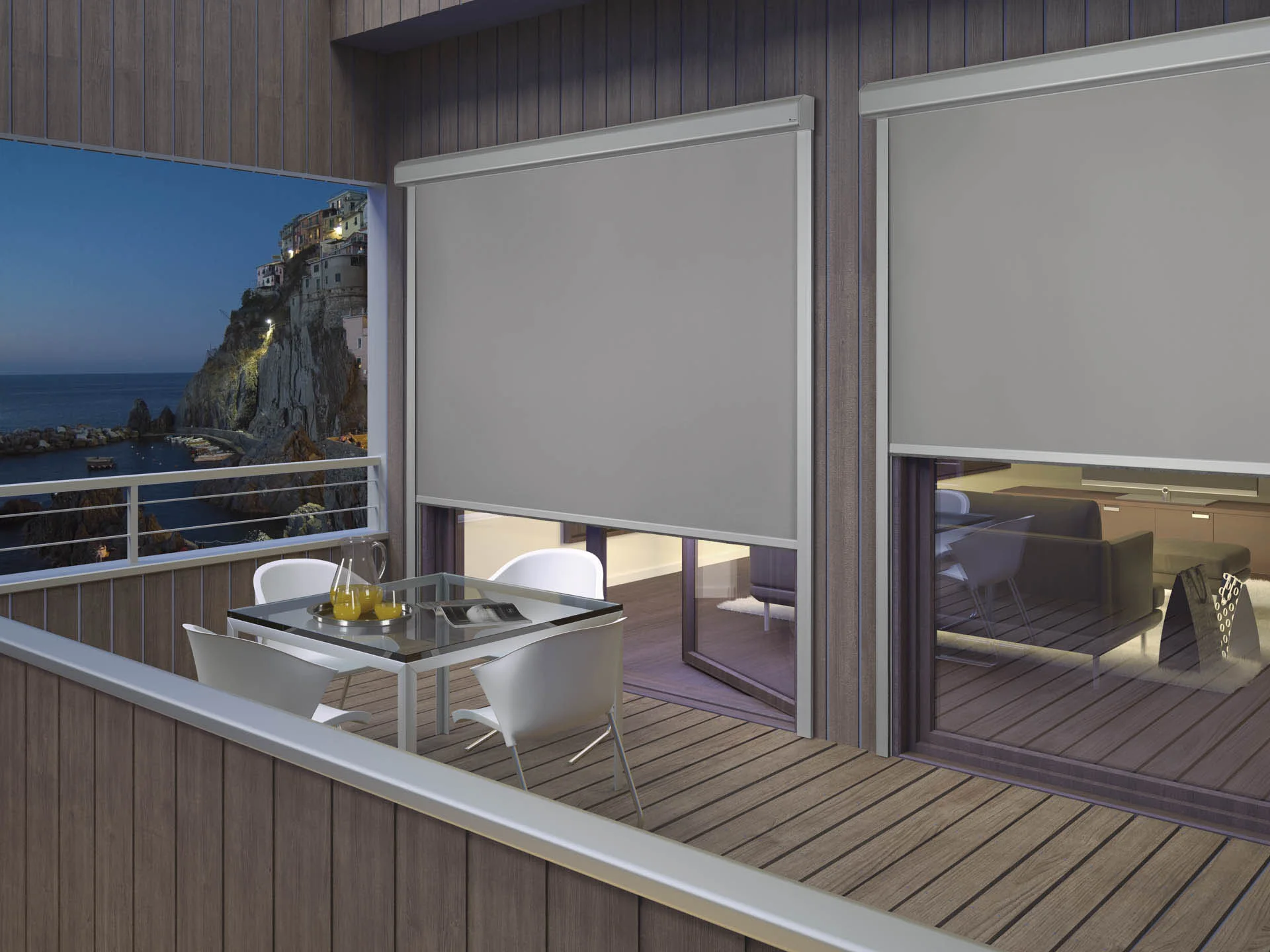 Solskjerming ute - vinduer, hagestuer, balkonger, terrasser — WEBA