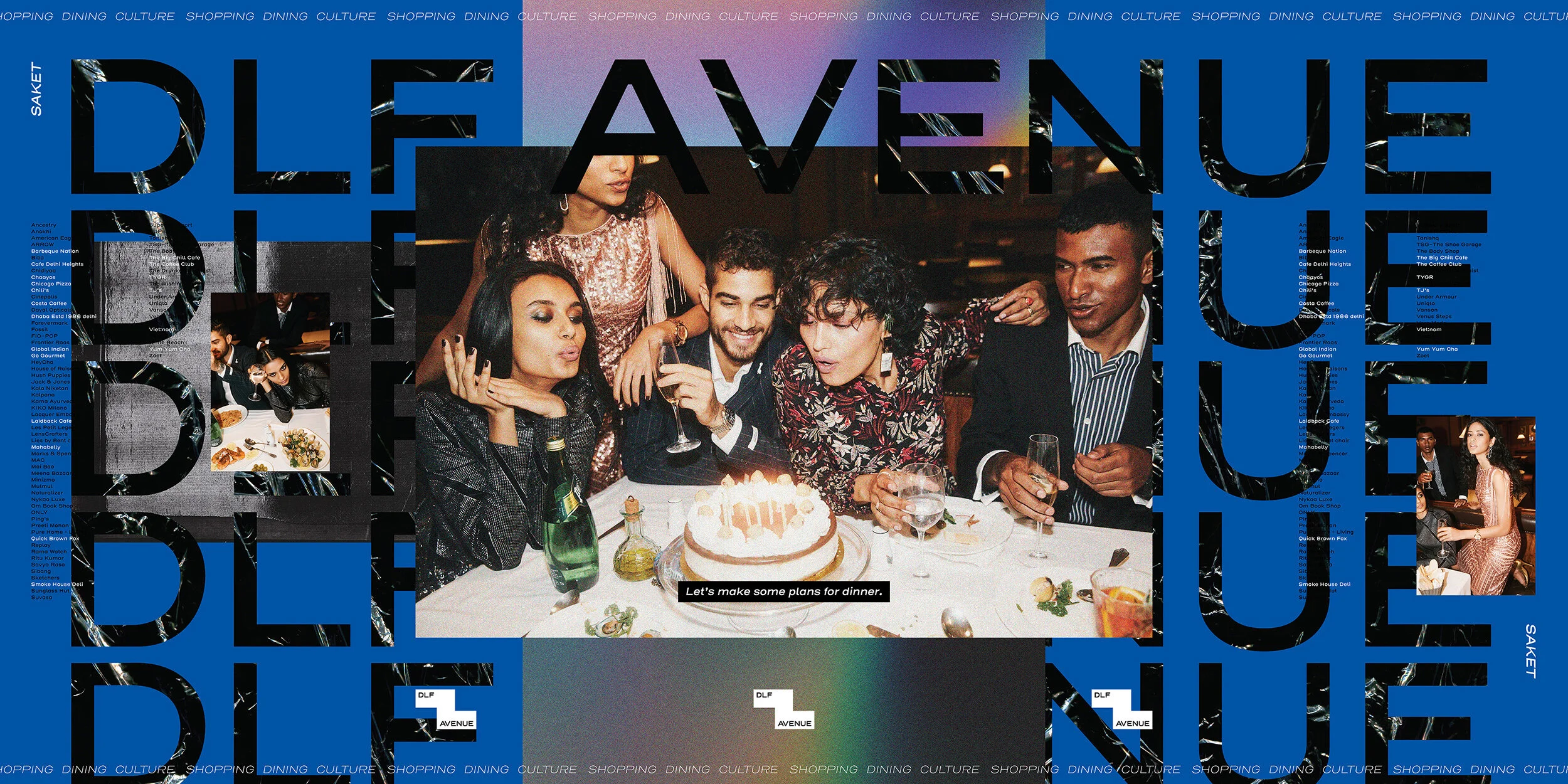 DLF Avenue: Mall branding — George.