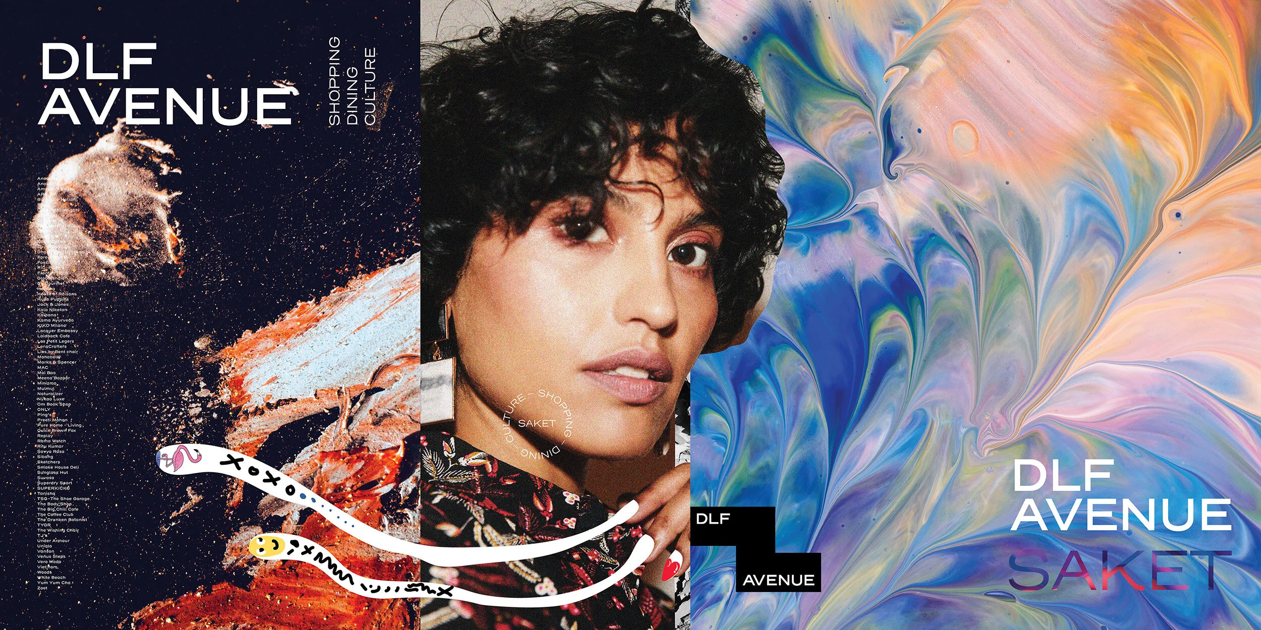 DLF Avenue: Mall branding — George.