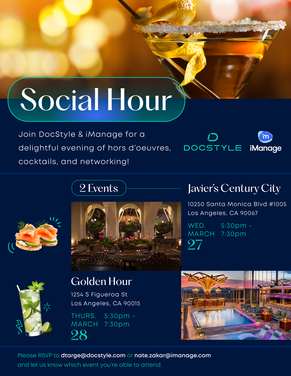 Upcoming Events — DocStyle LLC