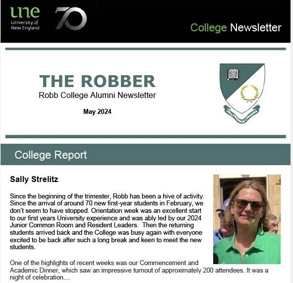 Robb College & Alumni Latest News — Robb College Alumni