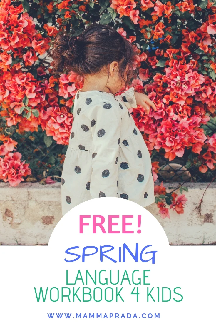 Super Easy Spring Language Workbook for Children - Free Download