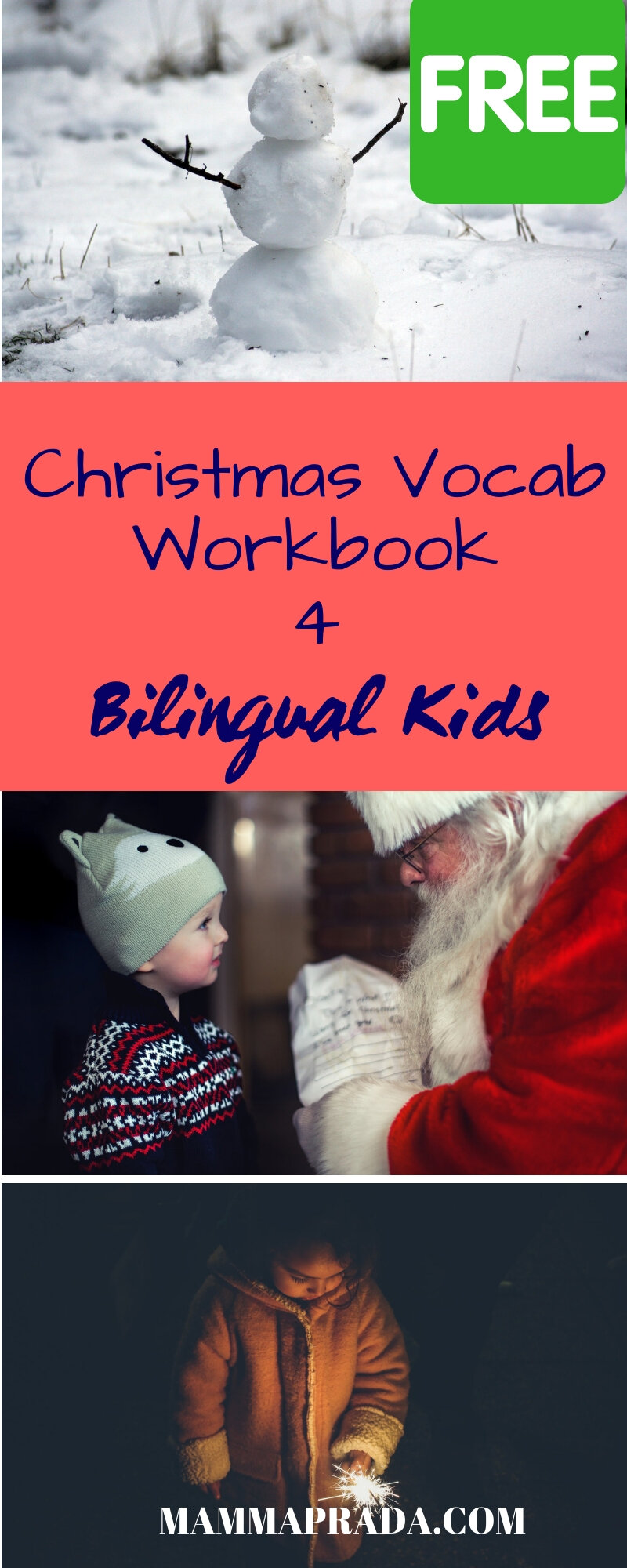Christmas Language Workbook for Children - Free Download