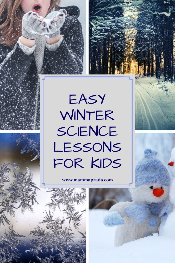 Easy Winter science lessons for kids