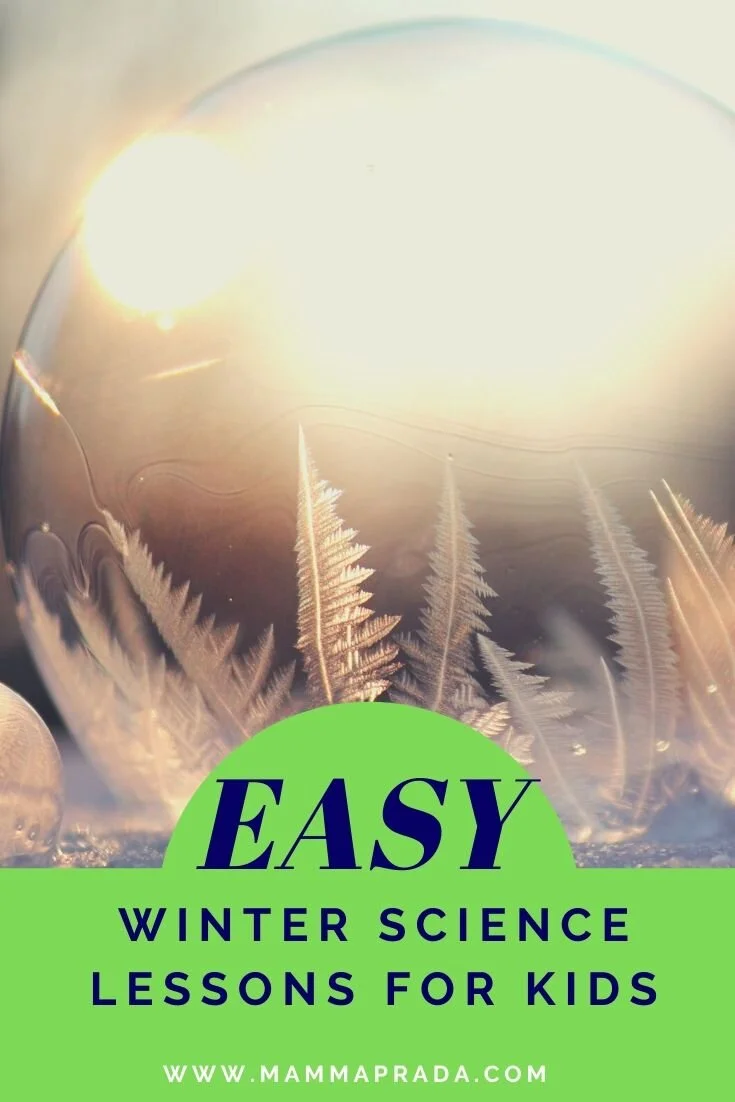 Easy Winter science lessons for kids