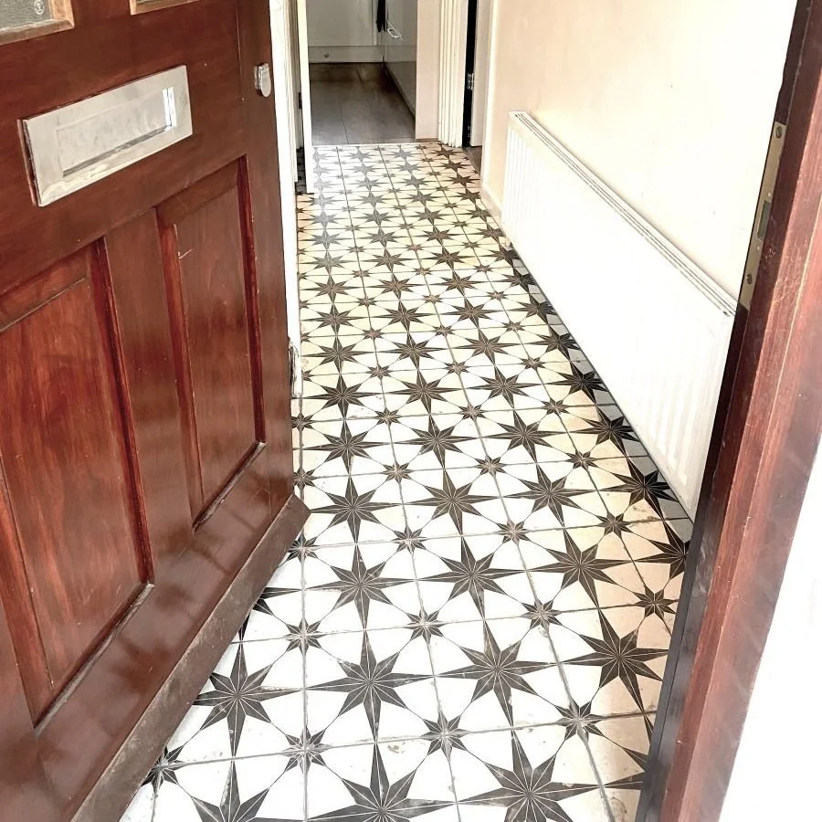 Porcelain Superstore Review: Tiling the Hallway with Heritage Star Tiles