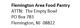 Empty Bowl — Flemington Food Pantry