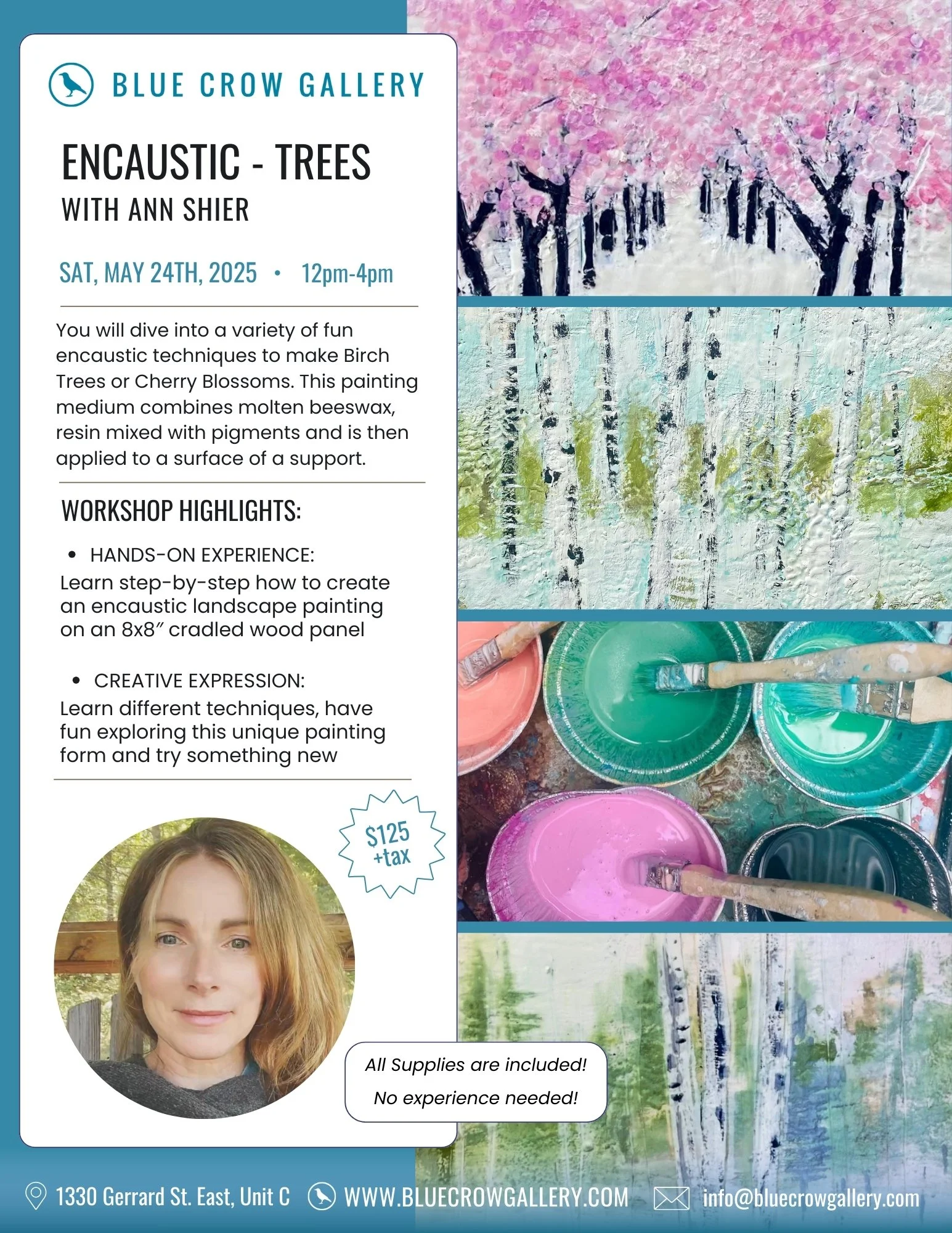 Workshops/Classes — Blue Crow Gallery