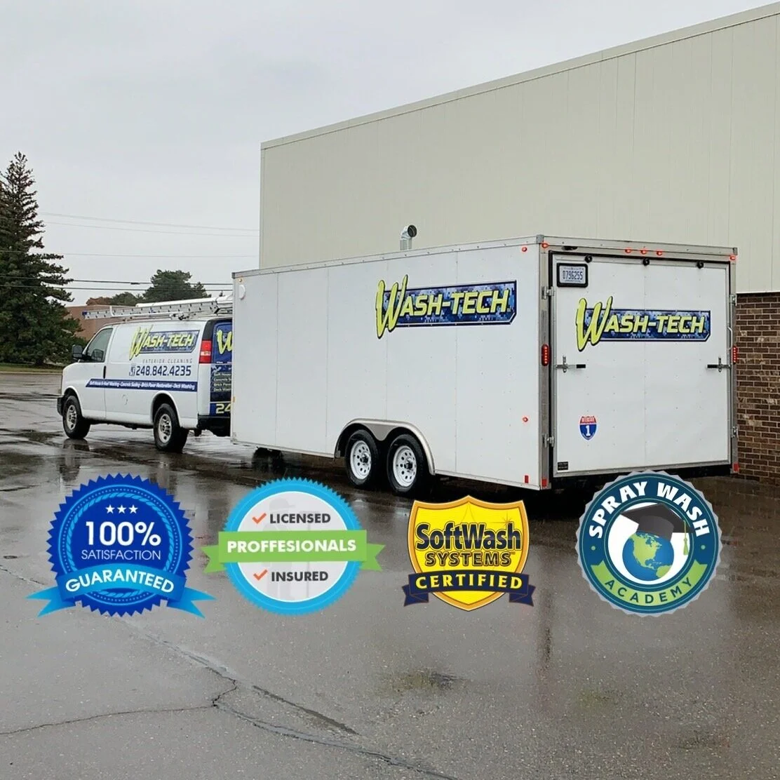 Wash-Tech Power Washing | Metro Detroit Area | Commercial & Residential