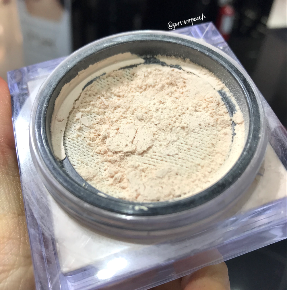 Huda Beauty Easy Bake Powder: Baking Powder swatches — Survivorpeach