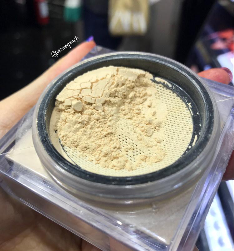 Huda Beauty Easy Bake Powder: Baking Powder swatches — Survivorpeach