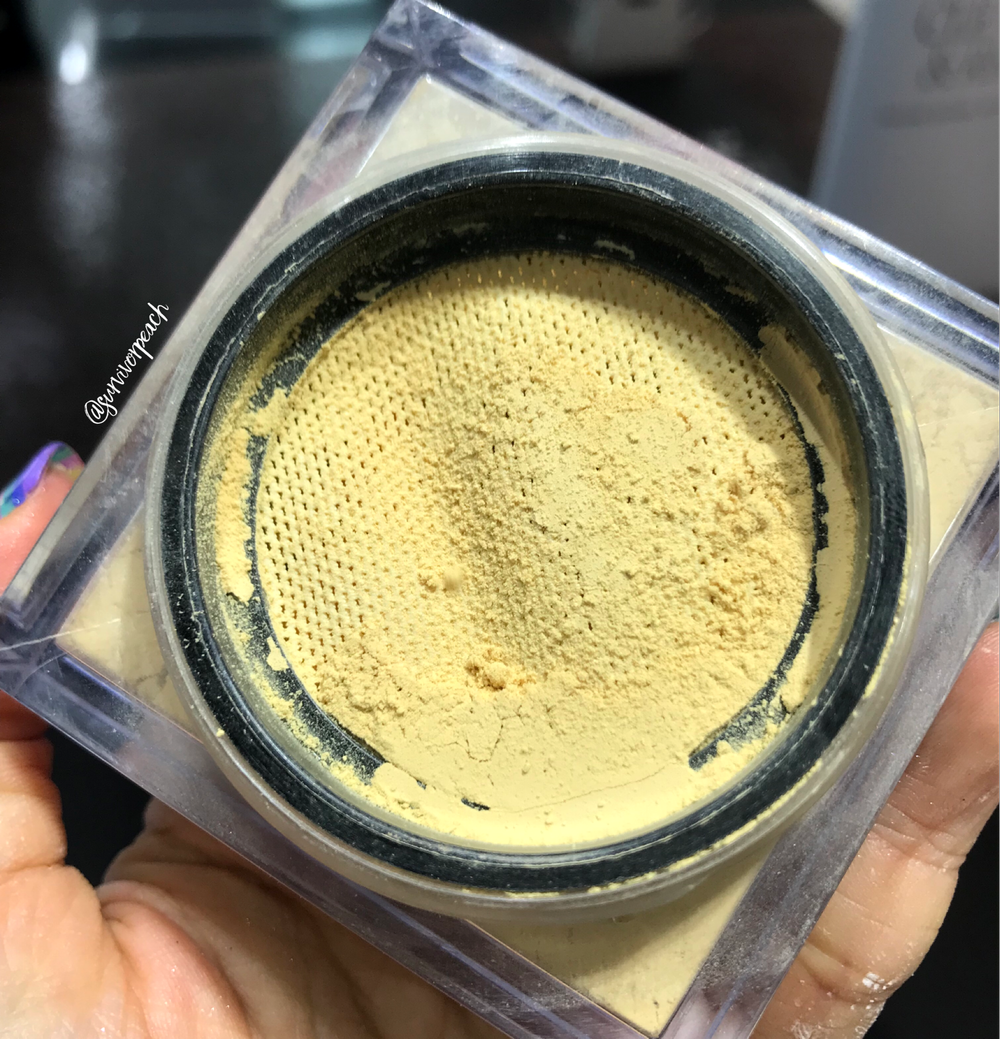 Huda Beauty Easy Bake Powder: Baking Powder swatches — Survivorpeach