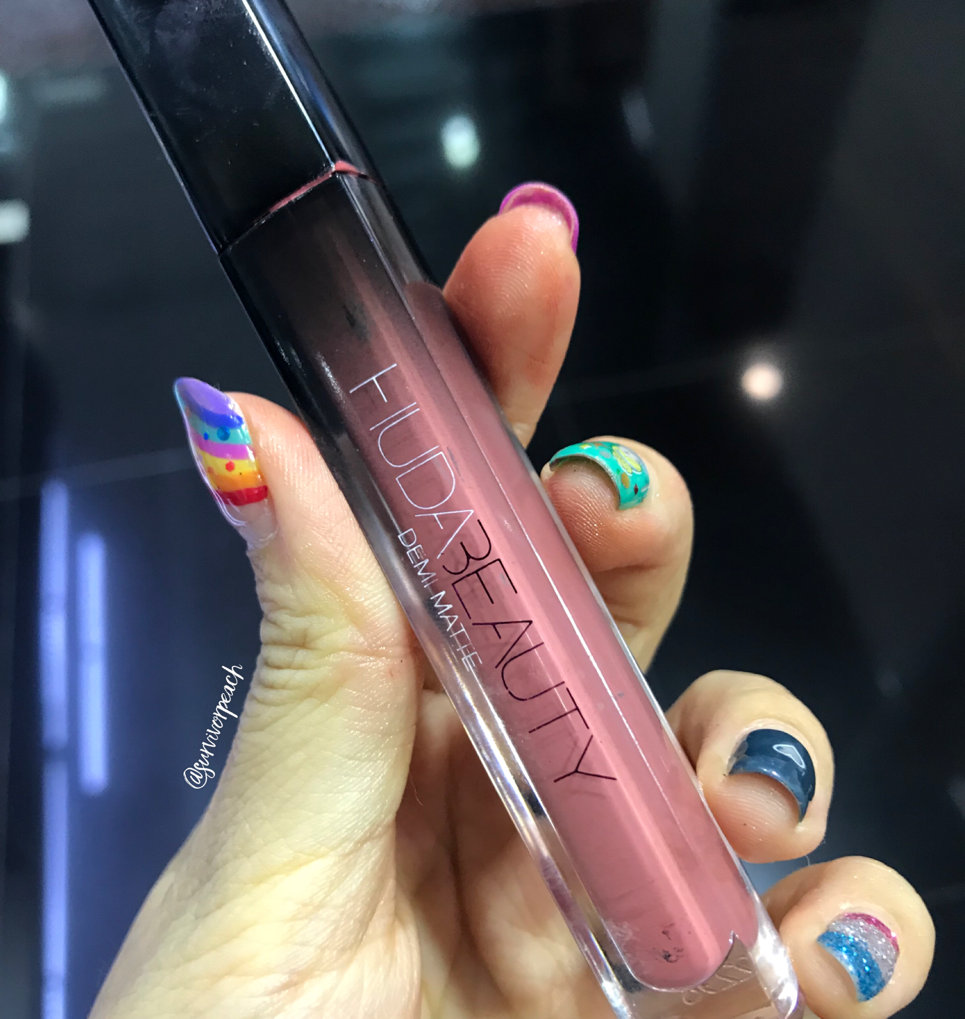 Huda Beauty Demi Matte Creme Lip — Survivorpeach