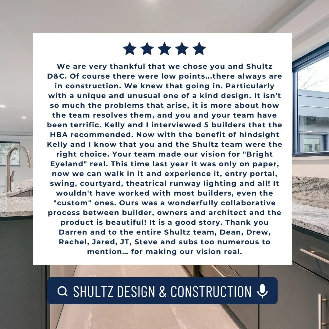 Contact — Shultz Design & Construction