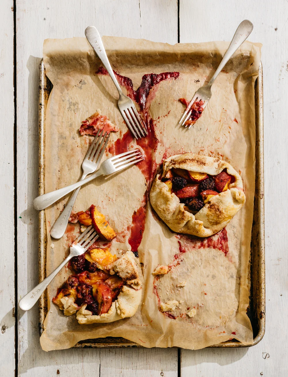 Nectarine-Blackberry Free Form Tarts — Edible Boston