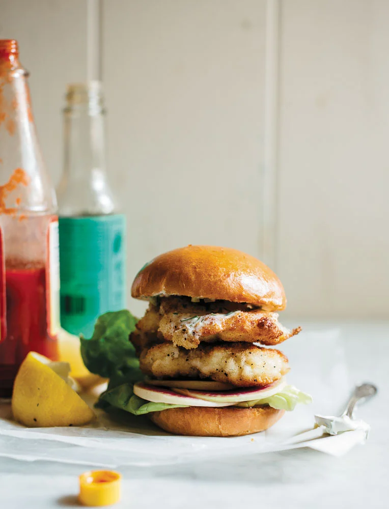 Monkfish Sliders with Herbed Cream — Edible Boston