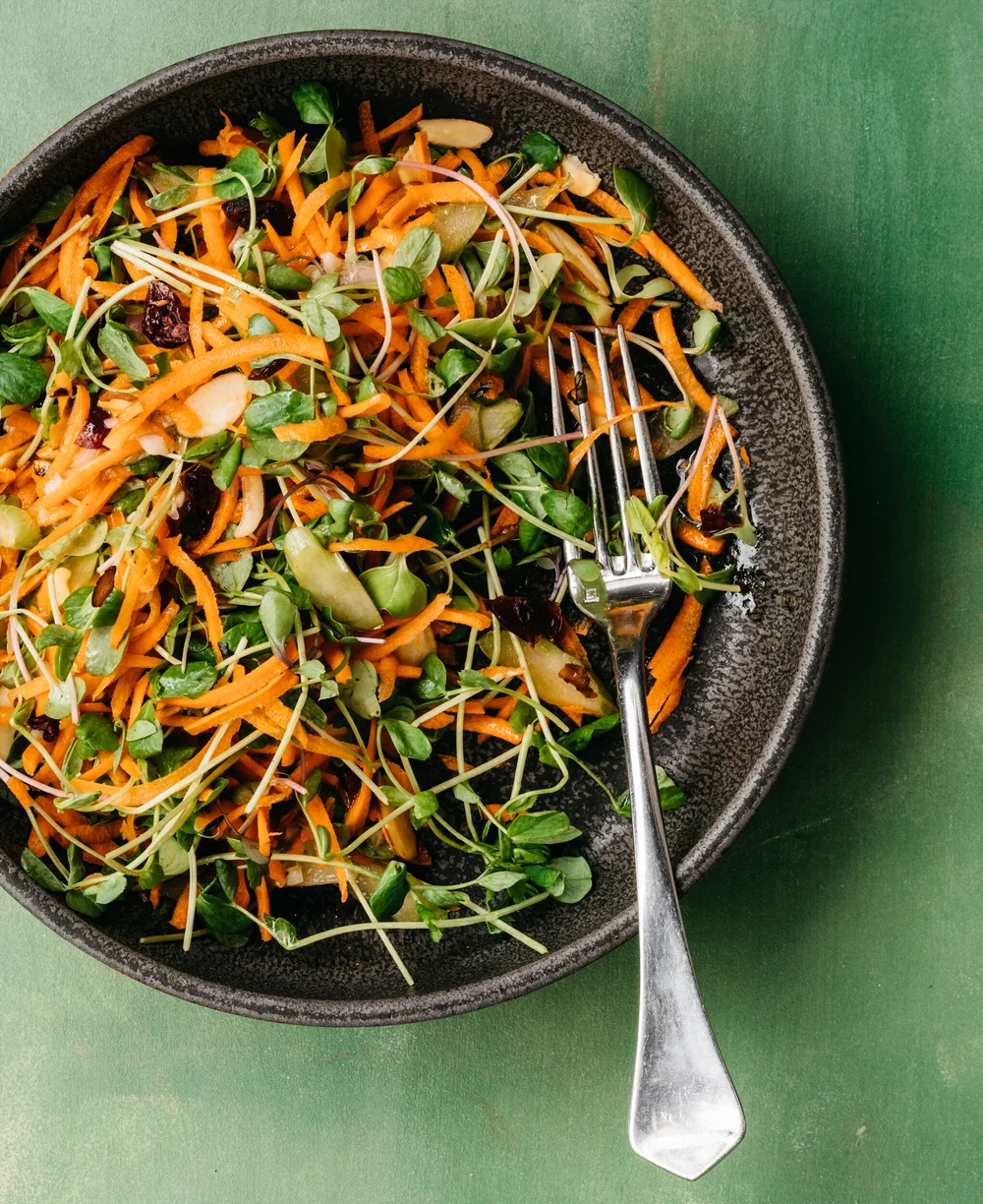 Carrot and Microgreen Salad — Edible Boston