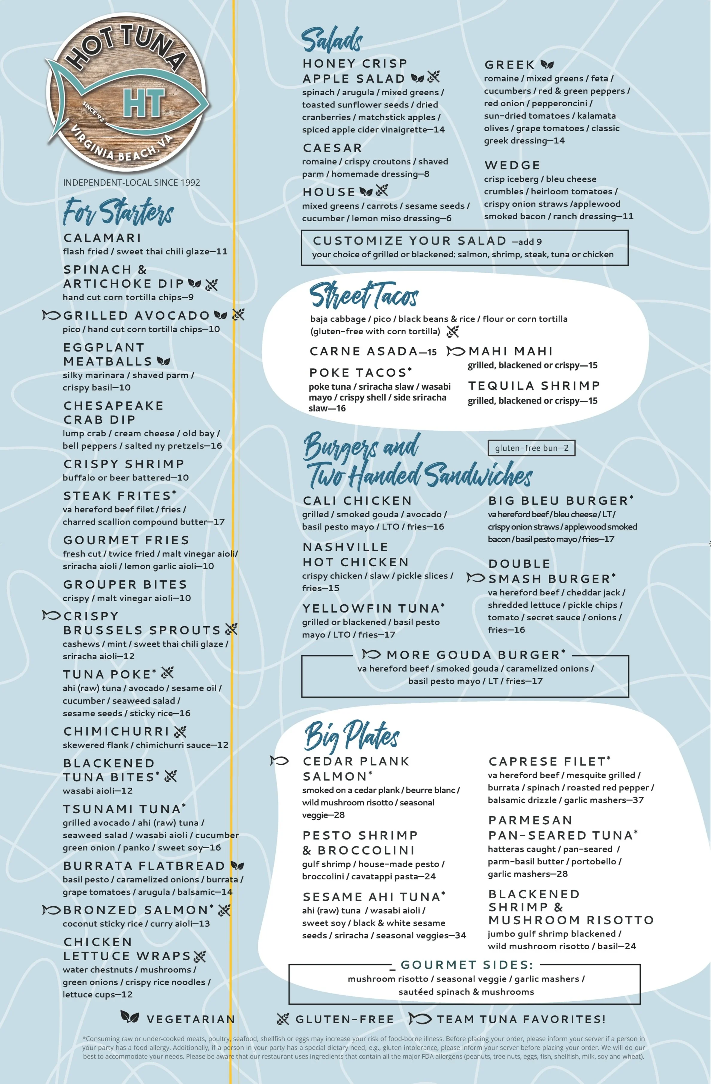 Hot Tuna | Virginia Beach Seafood