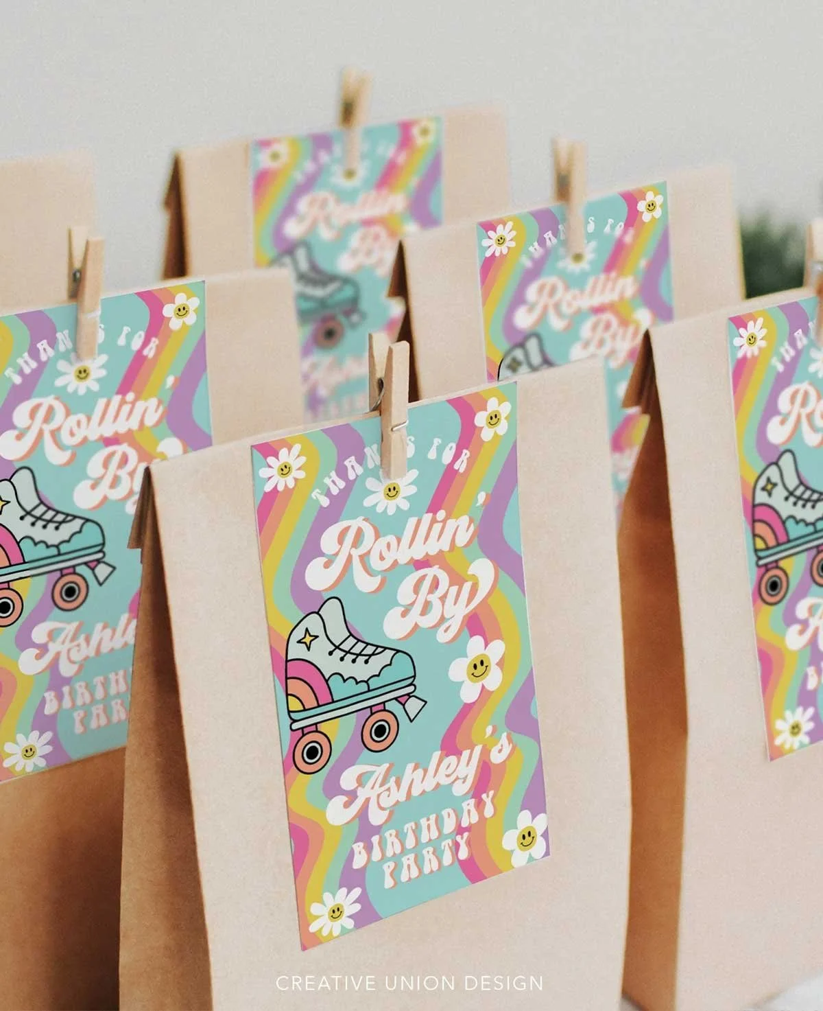 14 Roller Skate Birthday Party Ideas: Retro Decor, Invitations, and Favors