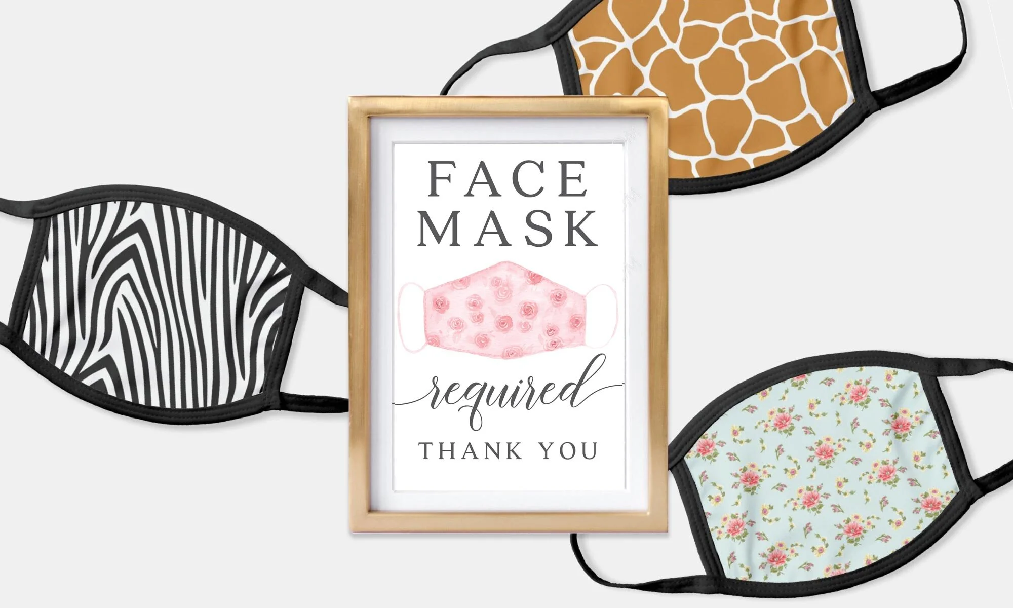 Creative Union Design — Stylish Face Masks and Social Distancing Signs