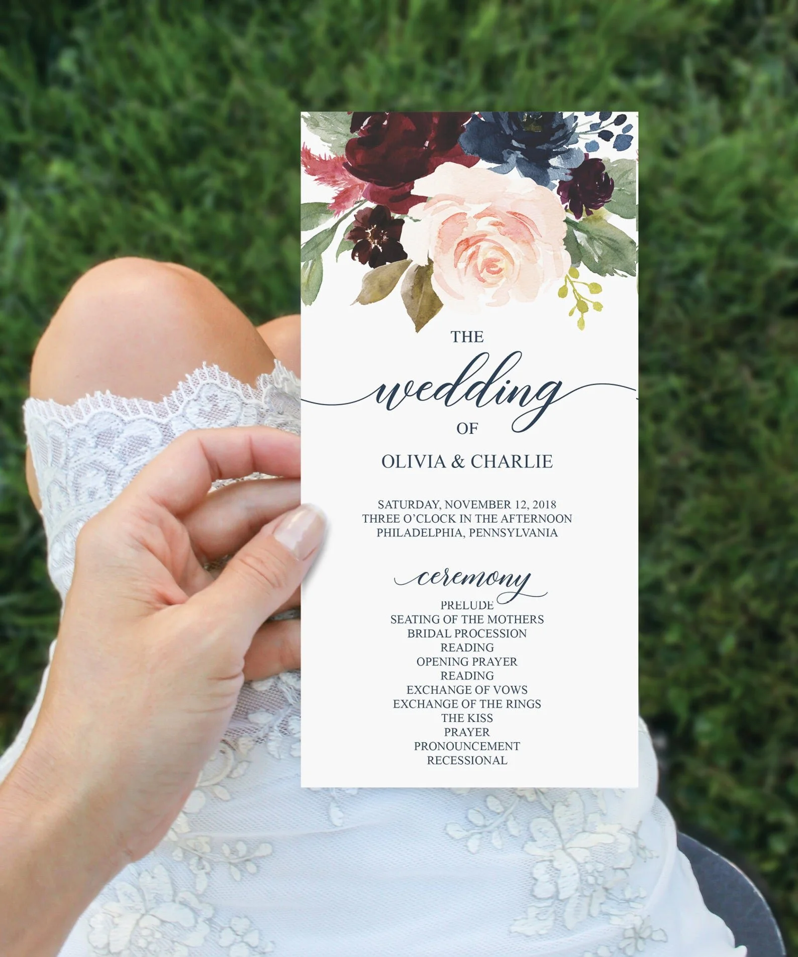 7 Wedding Ceremony Program Ideas You ll Love Printable Templates And More 7 Wedding Ceremony Program Ideas You ll Love Printable Templates And More