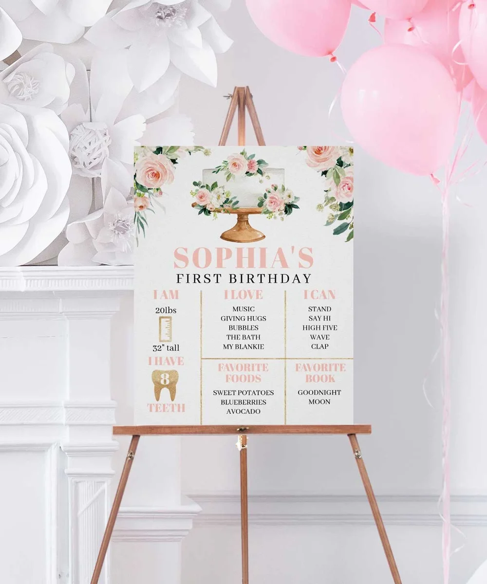 13 Cute 1st Birthday Party Ideas for Girls - Cake Smash Edition