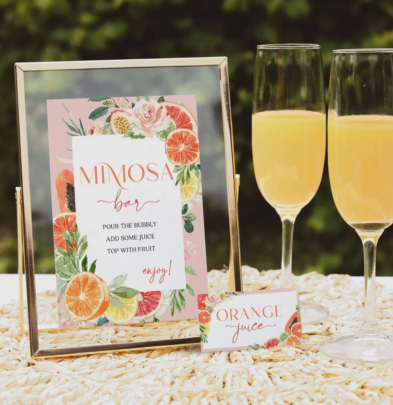 Tropical Citrus Bridal Shower Theme / She Found Her Main Squeeze