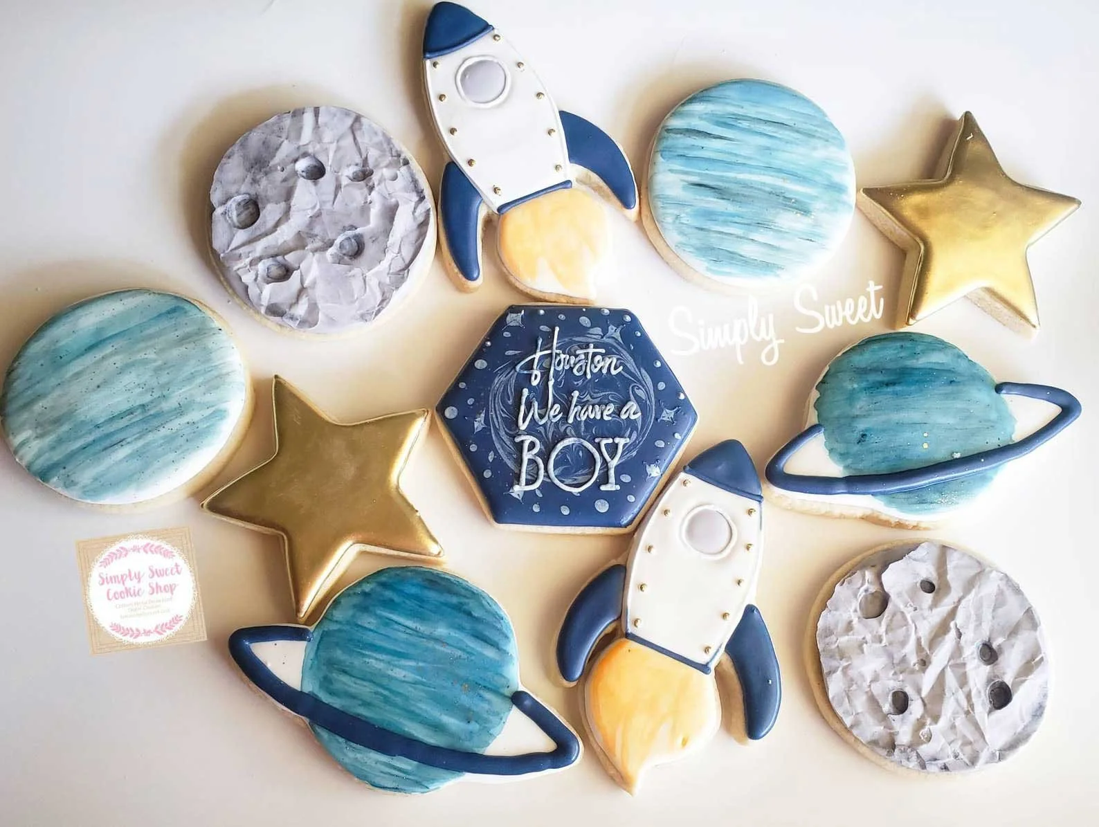 Outer Space Boy Baby Shower Theme / Houston We Have a Baby Boy