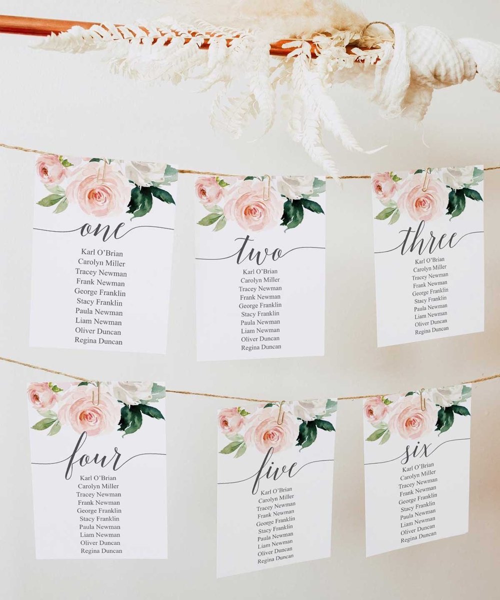 Wedding Table Number Ideas: Stylish Paper, Acrylic & DIY Designs to ...