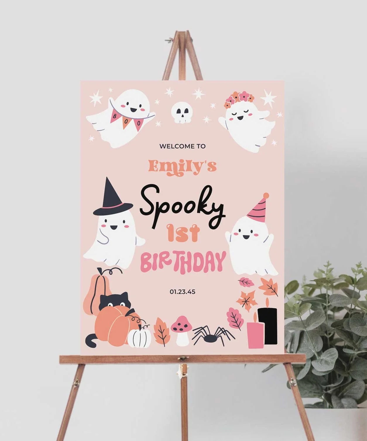 Spooky One Halloween Birthday Party Ideas: Ghostly Decor & First ...
