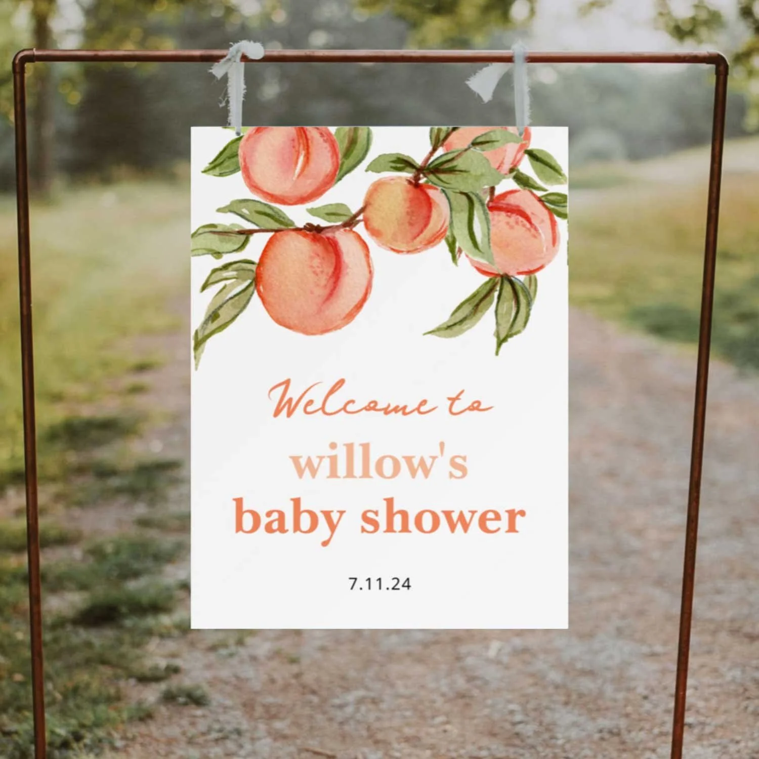 19 Sweet Little Peach is on the Way Baby Shower Theme Ideas