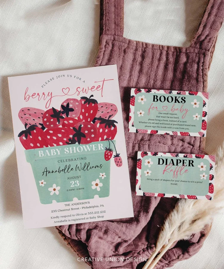 Berry Sweet Baby Shower Theme: Strawberry‑Inspired Ideas for a ...