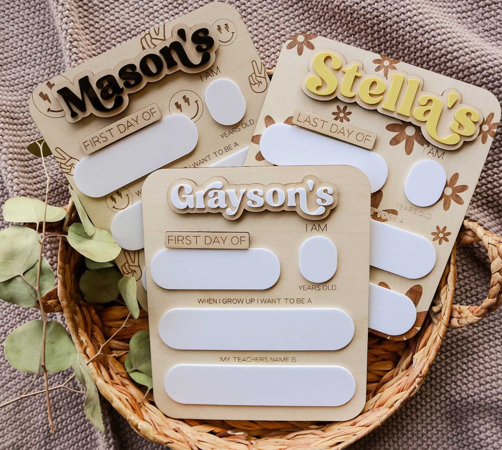 The 12 Best First Day and Last Day of School Photo Prop Sign Ideas You ...