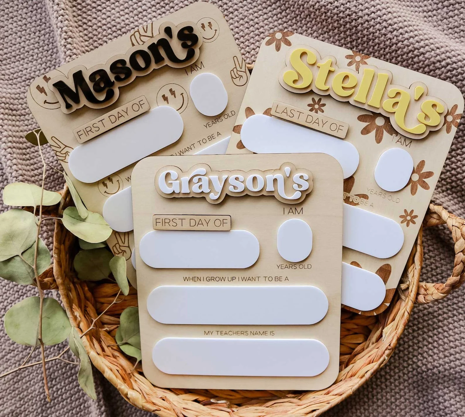 The 12 Best First Day and Last Day of School Photo Prop Sign Ideas You ...