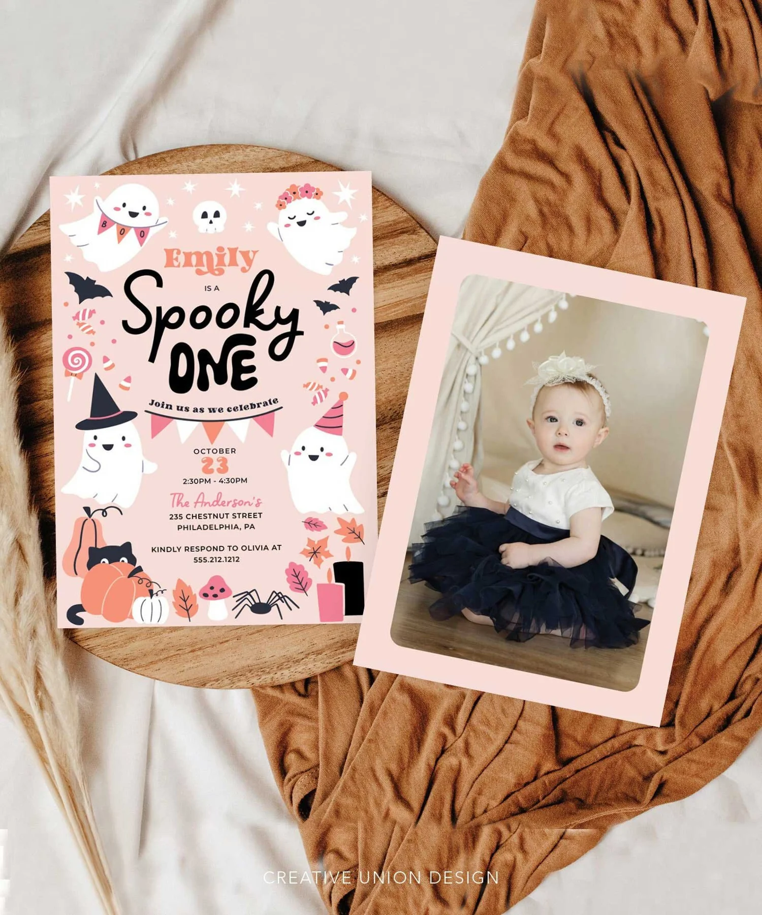 Spooky One Halloween Birthday Party Ideas: Ghostly Decor & First ...