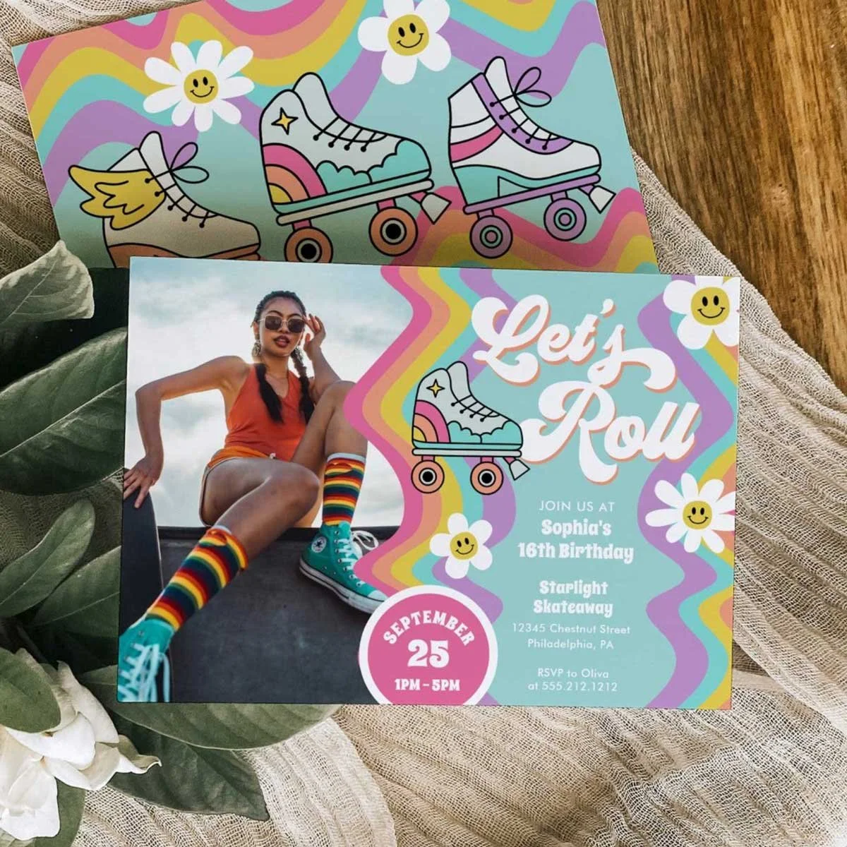 14 Roller Skate Birthday Party Ideas: Retro Decor, Invitations, and Favors
