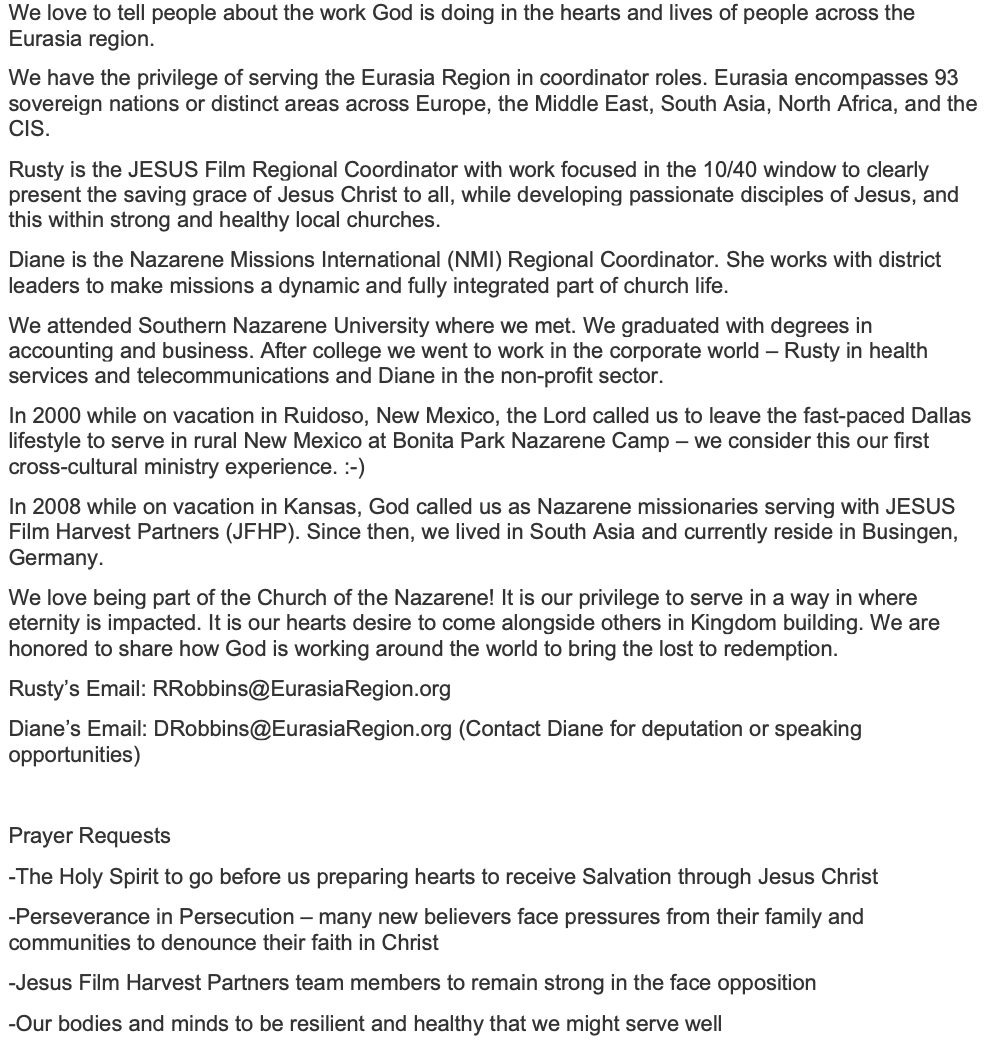 Care And Connect The Robbins Family Southwest Indiana District care-and-connect-the-robbins-family-southwest-indiana-district