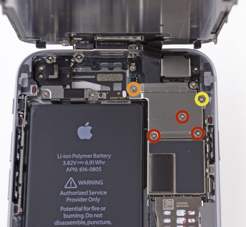 iPhone Long Screw Damage Repair — Micro Soldering Repairs