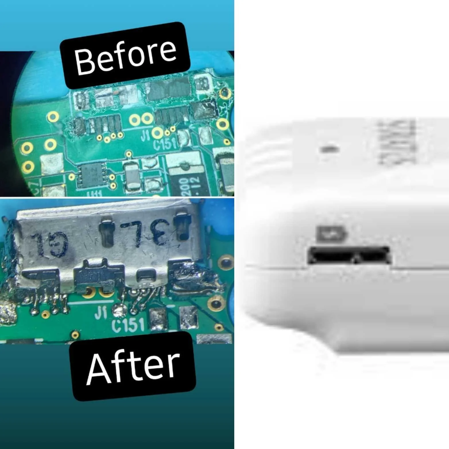 The Stratus Appareo PRX USB Port Repair — Micro Soldering Repairs ...