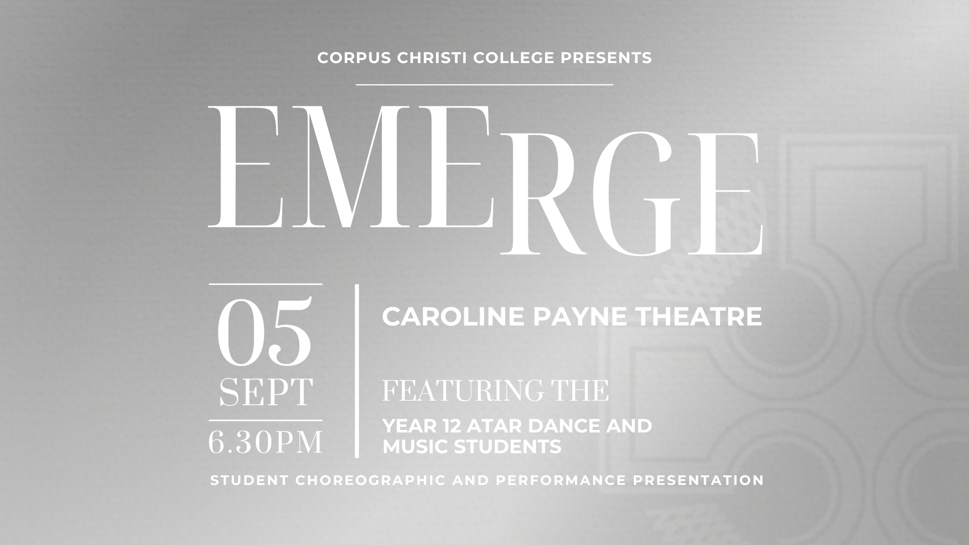 2024 Dance Night - Emerge — Corpus Christi College