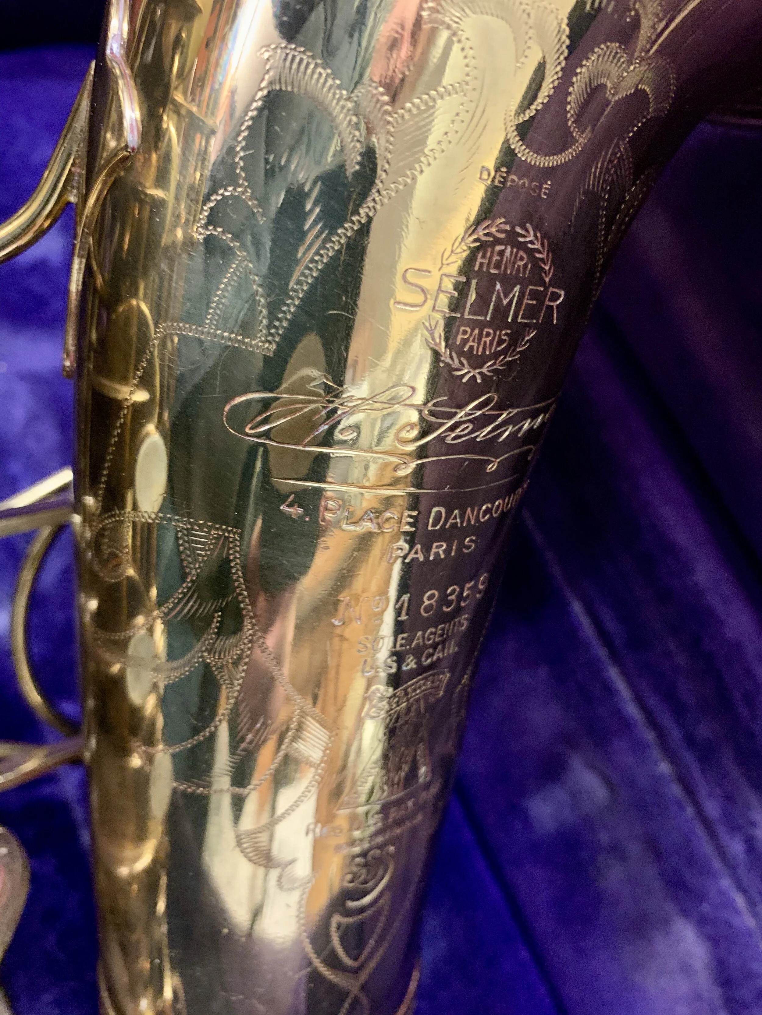 Saxophones-286 Selmer "Vintage" Alto Saxophone