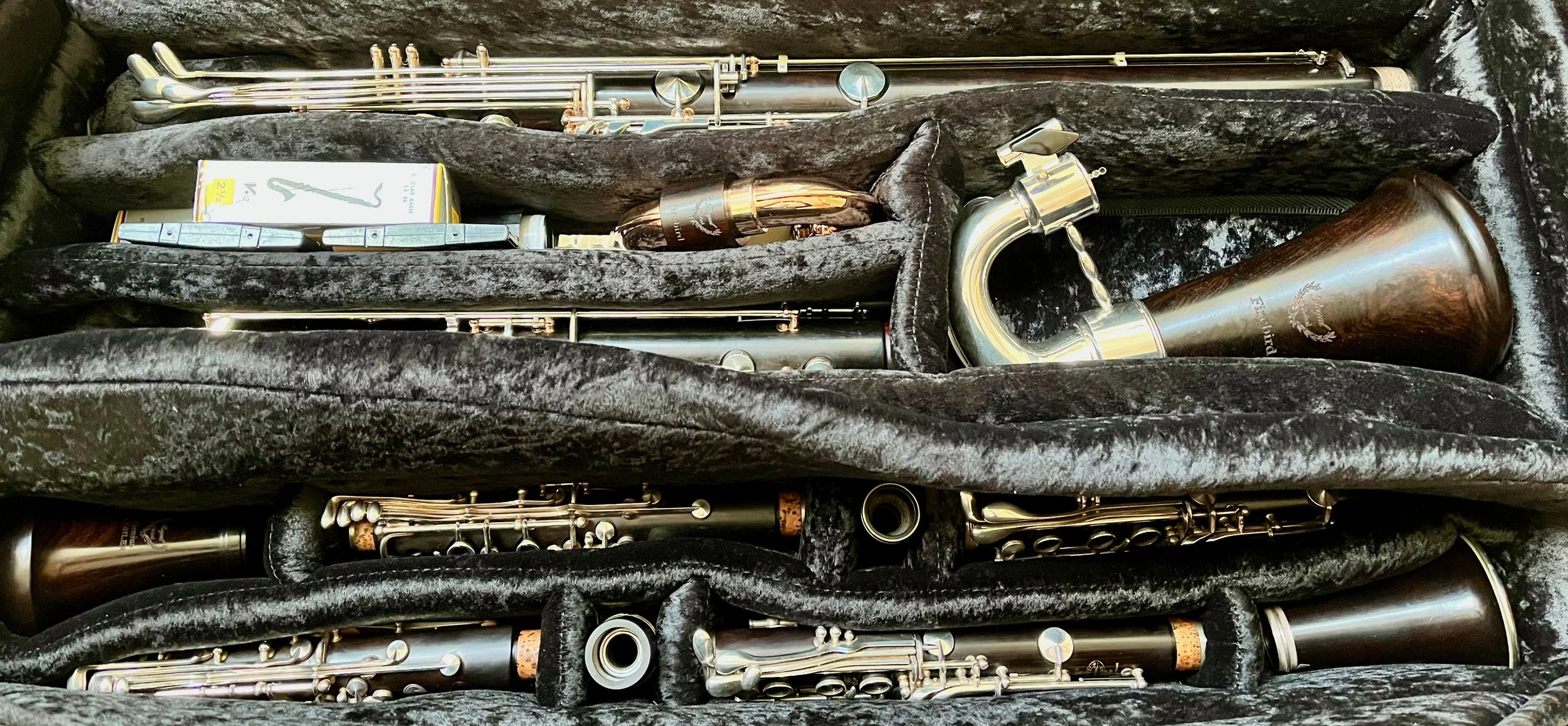 Clarinet case for sale-Triple Bass Clarinet Case