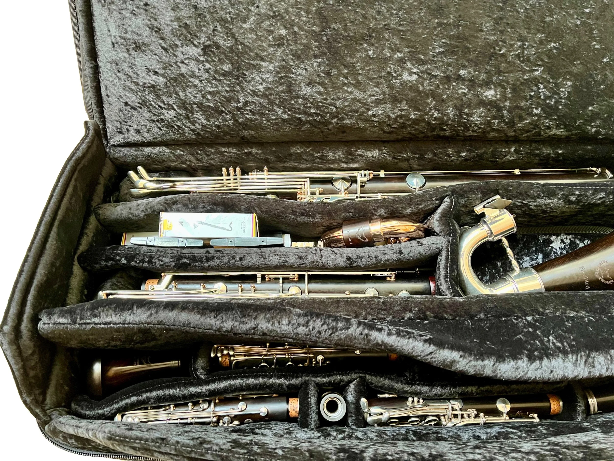 Clarinet case for sale-Triple Bass Clarinet Case
