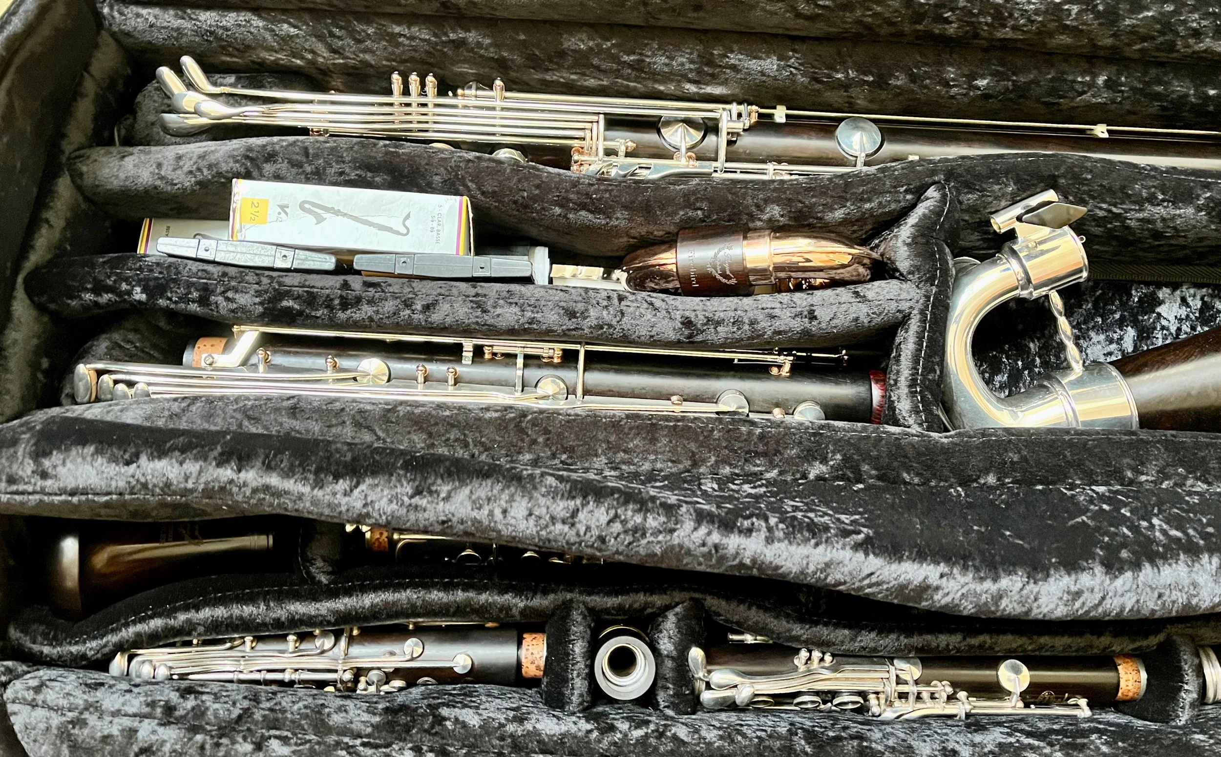 Clarinet case for sale-Triple Bass Clarinet Case