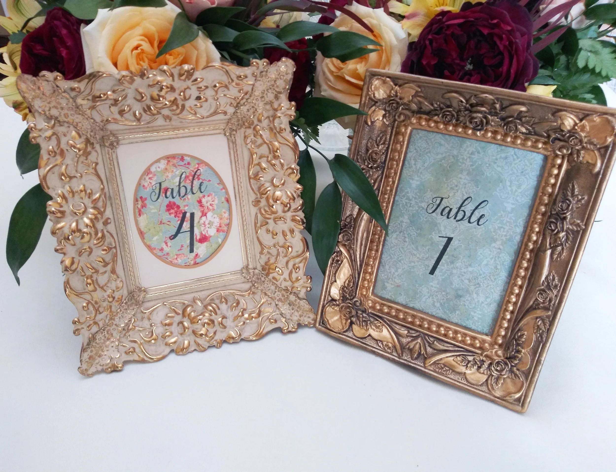 Table Numbers & Signs — Delicate Dishes LLC