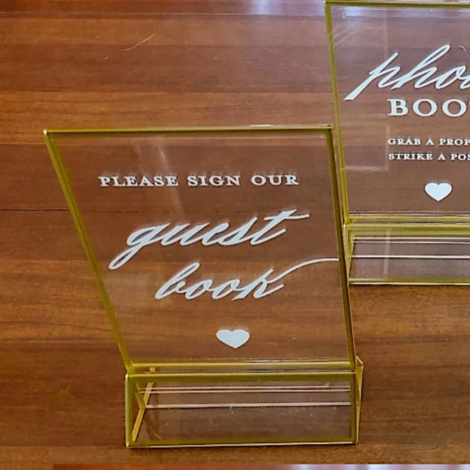 Table Numbers & Signs — Delicate Dishes LLC