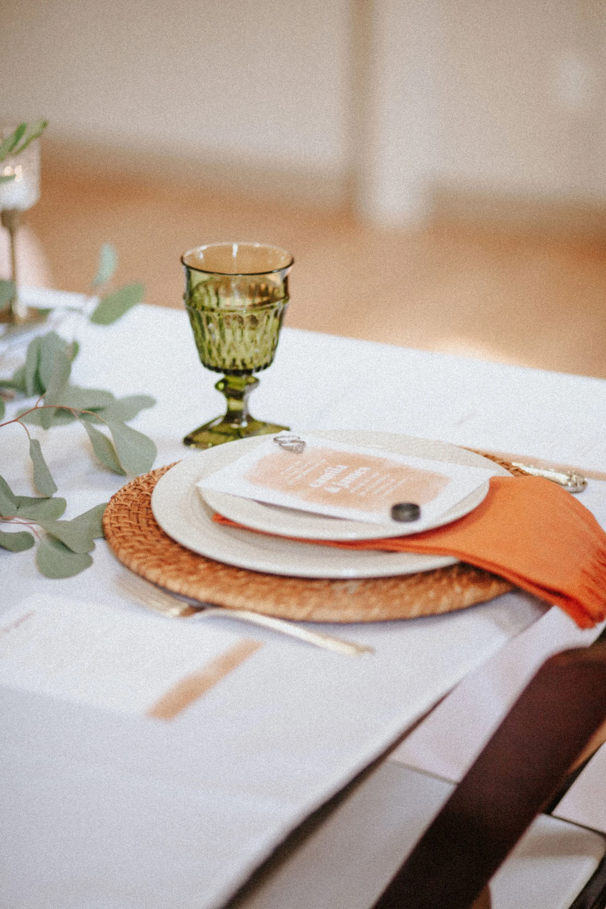 13” Rattan Wicker Charger for rent from Delicate Dishes. — Delicate ...