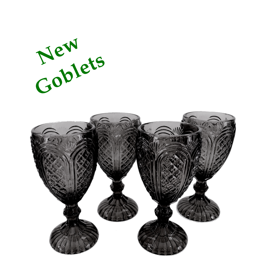 Goblets & Pitchers — Delicate Dishes LLC